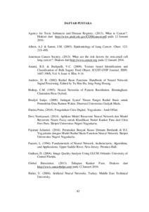 KLASIFIKASI STADIUM KANKER PARU-PARU MENGGUNAKAN MODEL RADIAL BASIS ...